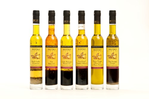 Amazon.com : Bistro Blends - 12.7 ox Mix 3 Oils & 3 Vinegars - 12.7 oz ...