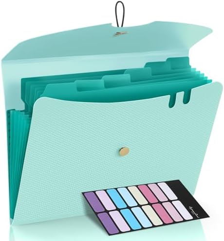 Amazon.com : JARLINK 7 Pockets Expanding File Folder, A4 Size Accordion ...