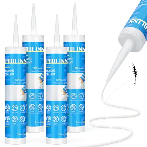 Snapklik.com : Silicone Caulk, 100% Silicone Waterproof Sealant ...