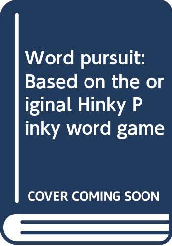 Word pursuit: Based on the original Hinky Pinky word game: Kohlhase ...