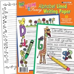 Lined Writing Paper: Alphabet Design for Grades 1 - 3 by Edupress ...