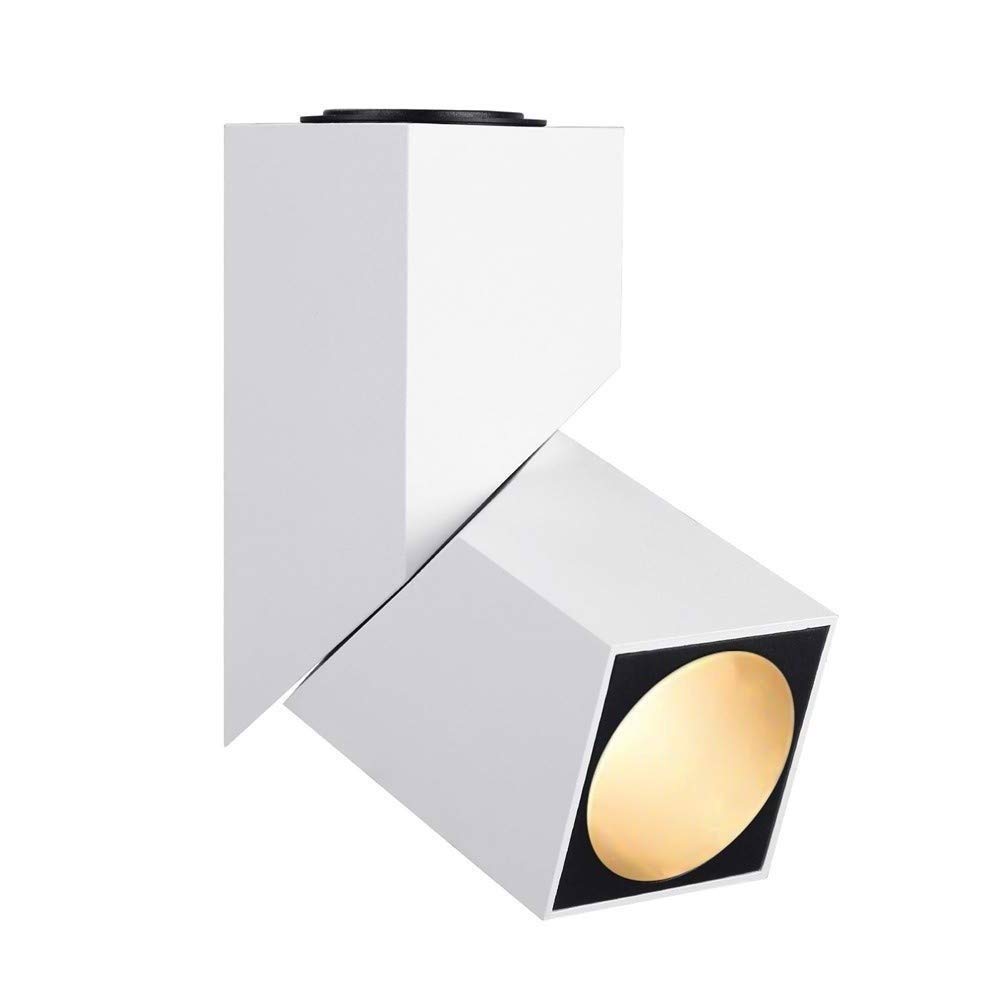 Buy Square LED Ceiling Spotlight Indoor Surface ed COB Wall Spot ...