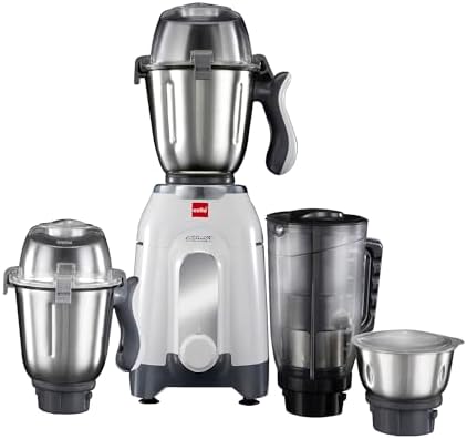 Buy Cello Discovery Pro Mixer Grinder 3+1 Jars, 1000Watts, White ...