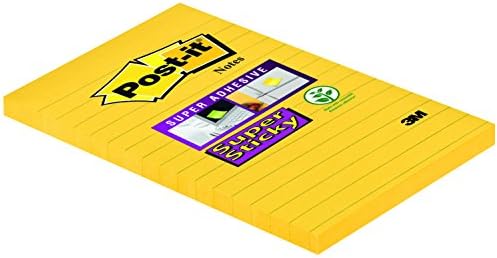 Post-It FT510093832 Notas Super Sticky, Color Amarillo (Ultra amarillo ...