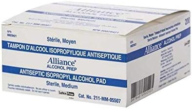 Alliance Alcohol Prep Pads 2-Ply 70% Alcohol Swabs Sterile Cleaning ...