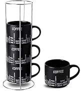 Amazon.com: Hasense Coffee Mugs Set of 4, 15 Ounce Porcelain Mug Set ...
