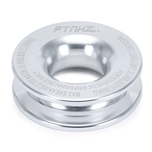 Snapklik.com : PTNHZ Winch Snatch Recovery Ring 55000LBS Minimum Break ...