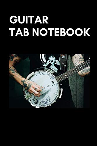 Guitar Tab Notebook: Blank 6 Line Stave Tab and Chord Chart Journal ...