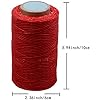 Amazon.com: 284 Yards Waxed Thread, 210D Heavy Duty Wax Thread for ...
