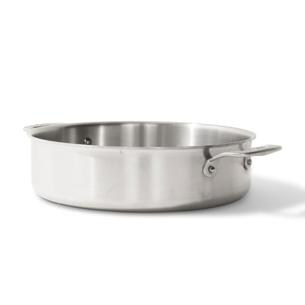 Snapklik.com : Cookware - 6 Quart Stainless Steel Rondeau Pot w/Lid - 5 ...