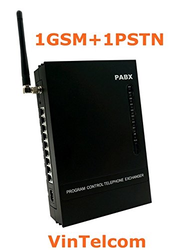 GSM SIM + Fixed Telephone Line Extender with analog programmable PBX ...