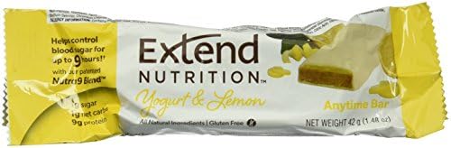 Amazon.com: ExtendBar Protein Bar, Yogurt and Lemon, 1.48 Ounce ...