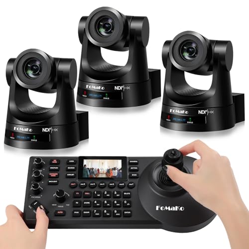 FoMaKo PTZ NDI Camera 20X Optical Zoom HDMI PTZ Bundle with - Import It All