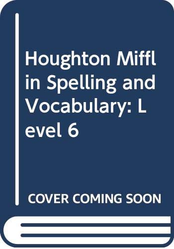 Amazon | Houghton Mifflin Spelling and Vocabulary: Level 6 | Houghton ...