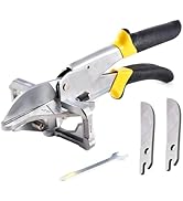HOHXEN 45° -135° Angle Miter Shear Cutter, Multi-Function Trunking ...
