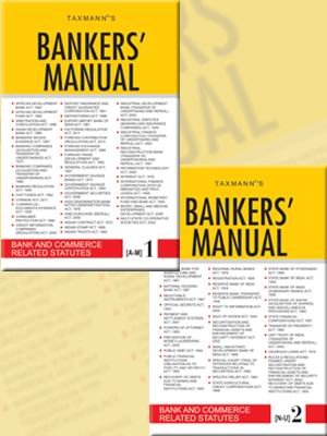 Bankers Manual (set of 2 Vols): Taxmann: 9789350713969: Amazon.com: Books
