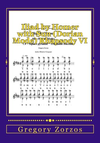 Iliad by Homer with Sun (Dorian Mode) Rhapsody VI: Scale C# Square ...