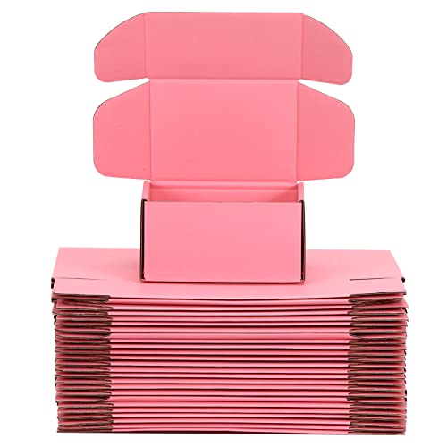 Snapklik.com : Small Pink Shipping Boxes For Small Business Pack Of 25 ...