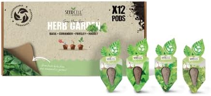Grow Sow Simple Grow Your Own Herb Garden Kit | 12 SeedCells - 4 ...