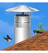 Amazon.com: Ebusin 12 Inch Round Chimney Cap, 12 Inch Chimney Cap with ...