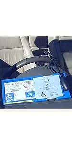 Blue Badge Protector (Double - Secures Blue Badge & Clock) : Amazon.co ...