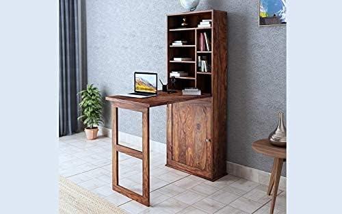 Space Galaxy Wooden Wall Mounted Folding Study Table for Adults | Work ...
