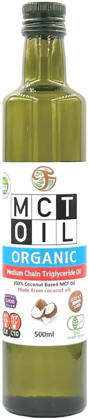Amazon | オーガニック MCTオイル 500ml【100％ココナッツ由来・無添加】『有機JAS・EU・USDA認定』Organic MCT Oil 500ml (500ml X 1本 ...