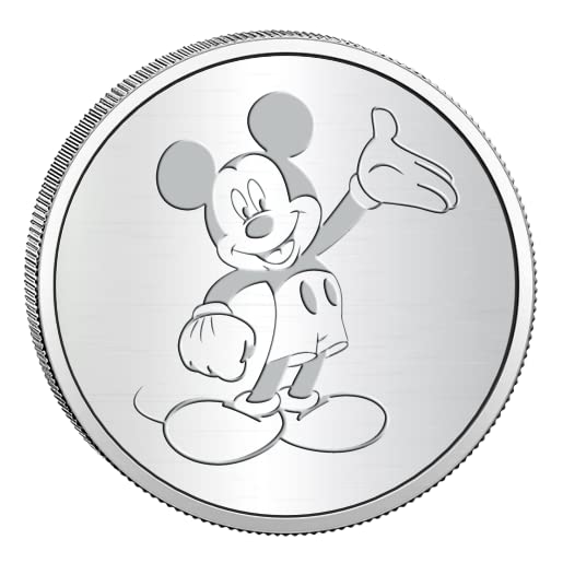 Buy SILVERA 50 Gms M. Mouse 999.0 Silver Coin Capsule | Precious Coin ...