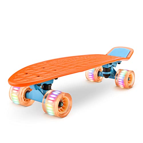 Hurtle Standard Skateboard Mini Cruiser - 6'' PP Deck Complete Double ...