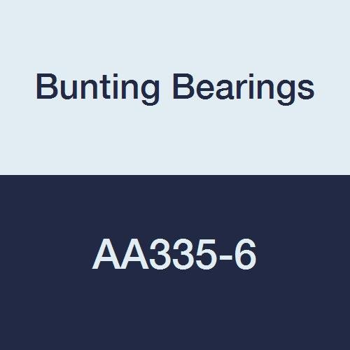 Bunting Bearings AA335-6 Sleeve (Plain) Bearings, Powdered Metal, SAE ...