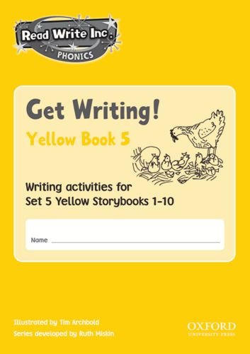 Read Write Inc. Phonics: Get Writing! Yellow Set 5: Pack of 10 titles ...