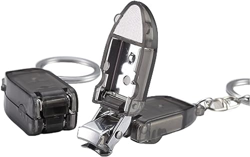 Amazon.com : Travel Keychain Finger Nail Clippers, Portable Nail ...