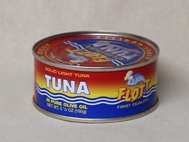 Amazon.com : Flott, Tuna Solid In Olive Oil, 5.5 Ounce Can : Packaged ...