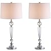 JONATHAN Y JYL2048A-SET2 Set of 2 Table Lamps Emma 29.5" Crystal LED ...