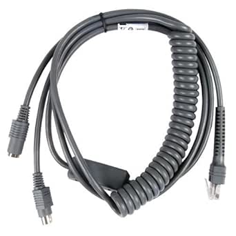 ZUYE CBA-K01-S07PAR Keyboard Wedge Cable for Symbol LS2208 KBW PS2 10FT ...