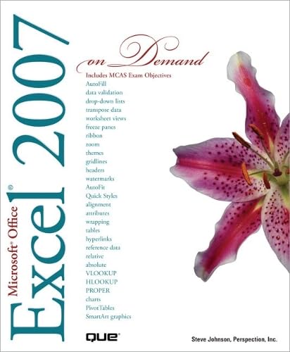 Microsoft Office Excel 2007 on Demand: Johnson, Steve: 9780789736420 ...