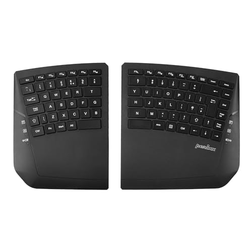 perixx PERIBOARD-624B UK Wireless Ergonomic Split Keyboard – Up to 2 Ft ...