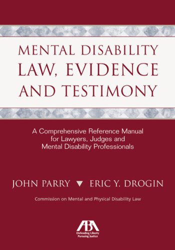Amazon.com: Mental Disability Law, Evidence and Testimony: A ...