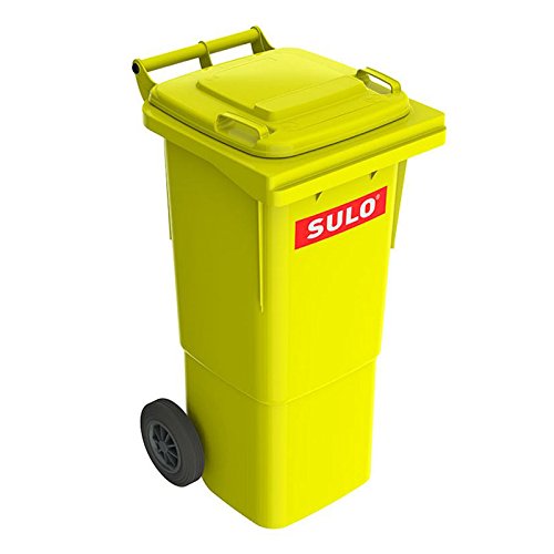 SULO 2 Rad Müllbehälter MGB 60, Inhalt 60 l - Gelb : Amazon.de: Küche ...
