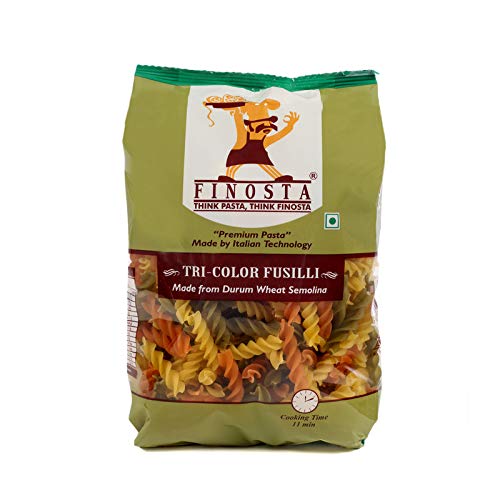 Finosta Tri-Colour Fusilli Pasta, 500g : Amazon.in: Grocery & Gourmet Foods