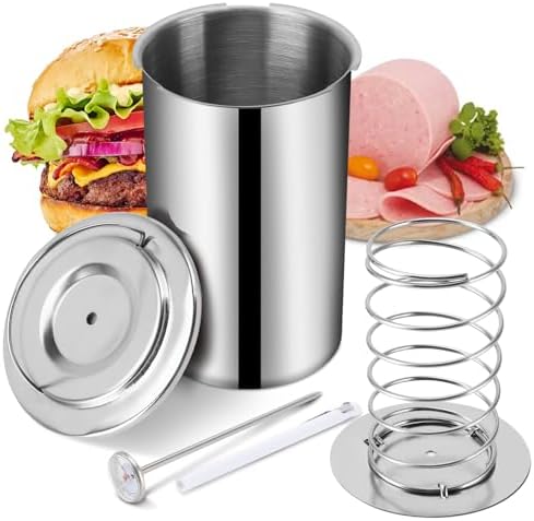Amazon.com: KTZCTPCA Ham Meat Press Maker with Thermometer, Stainless ...