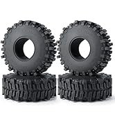 Amazon.com: RCLIONS 4PCS 2.2inch 120mm RC Rubber Wheel Tyre Tires with ...