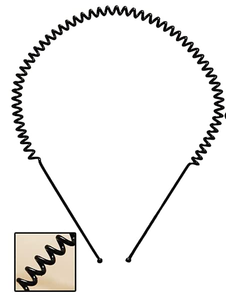 SBWC Spring Hair Band Wave Hair Band Metal Hair Band Spring Head Band ...