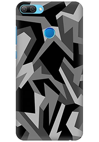 Quirky Black and White Camo Printed Back Cover Phone Case for Huawei ...