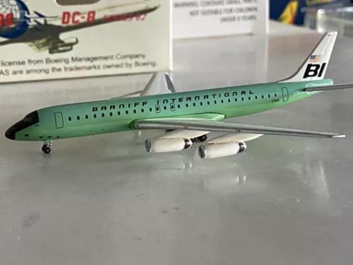 Amazon.co.jp: エアロクラシックス ブラニフ インターナショナル ダグラス DC-8-62 1:400 N1805 ACN1805 ...
