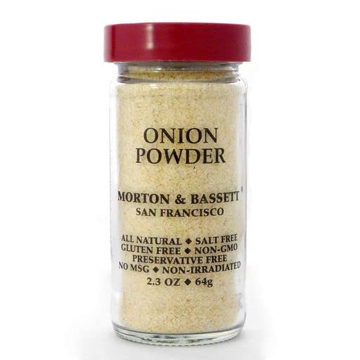 Amazon.com : Morton & Bassett Onion Powder 2.3 ounce : Grocery ...