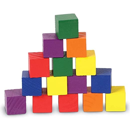 Wooden colourfull Cubes | Smooth colourfull Cubes for Playing as ...