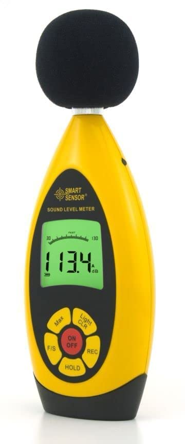 YFYIQI Digital Sound Level Tester Meter Decibel Monitor Noise Gauge ...