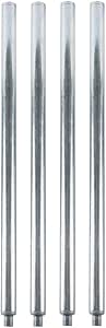 Amazon.com: AmGood Galvanized Steel Leg for Work Tables | Set of 4 Legs ...