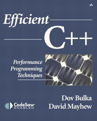Amazon.com: Efficient C++: Performance Programming Techniques ...